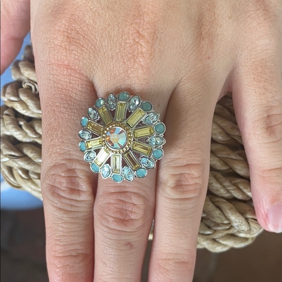 Swarovski | Jewelry | Nwt Swarovski Regency Crystal Silver Ring | Poshmark